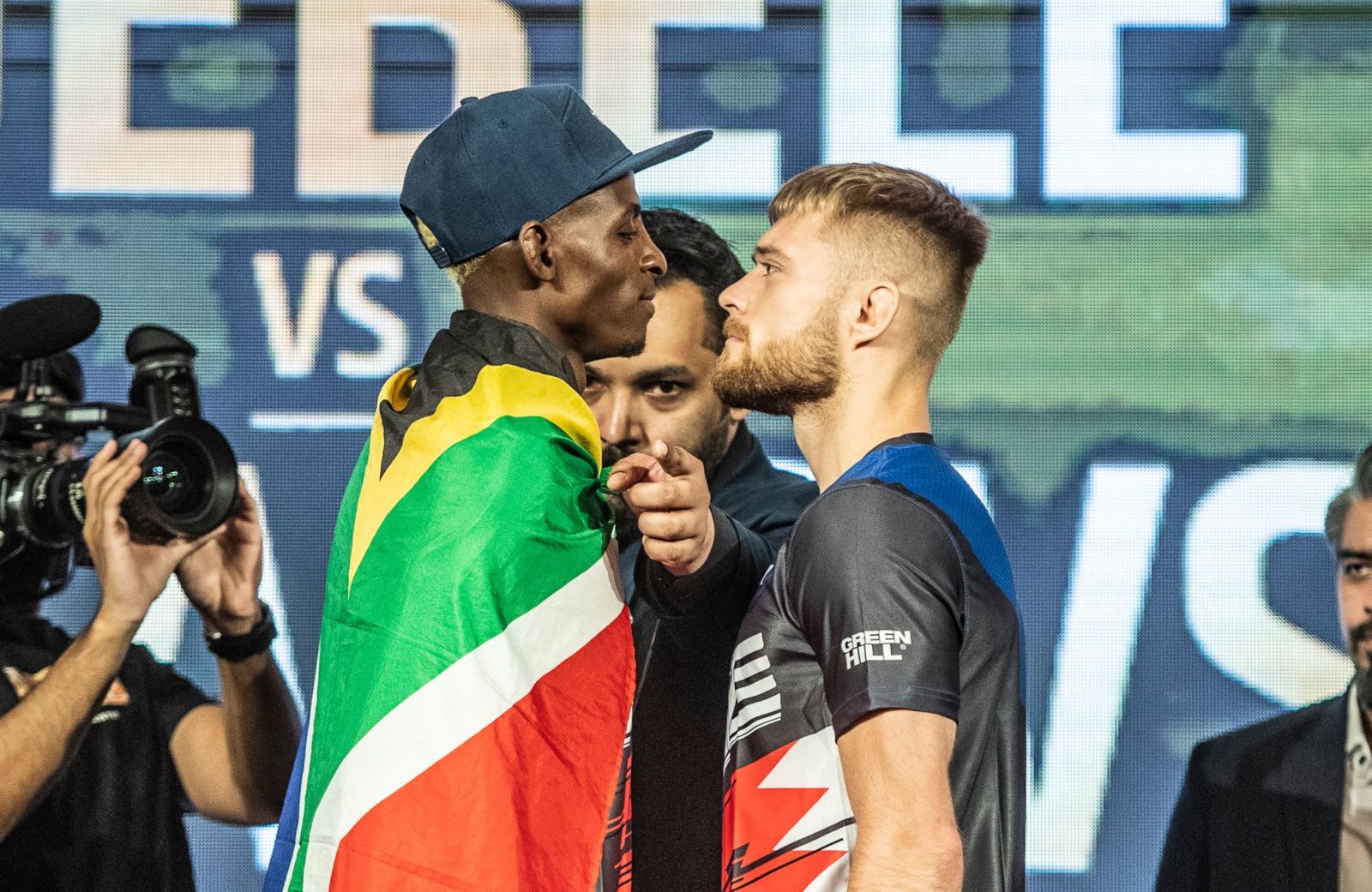 Sparks fly at BRAVE CF 64 Ceremonial Weigh-Ins | BRAVE Combat Federation