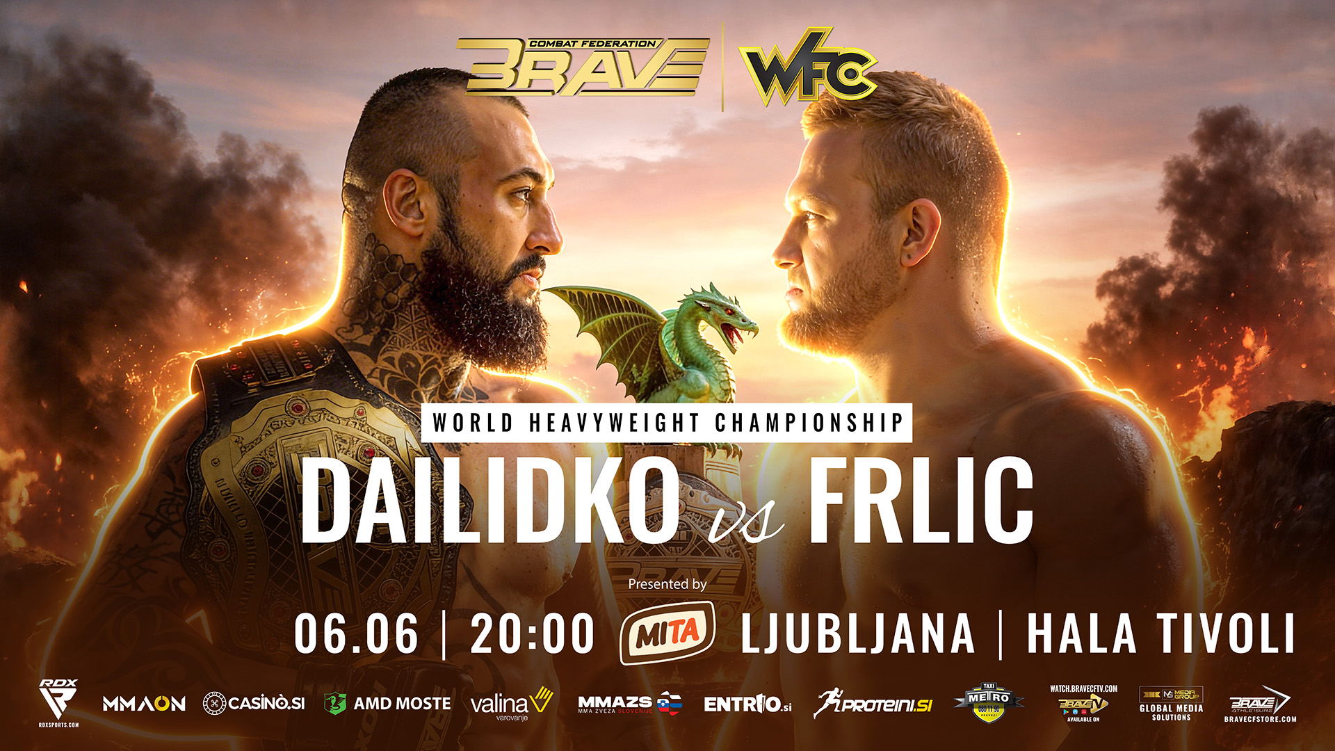 The Home of Global MMA & Combat Sports | BRAVE CF