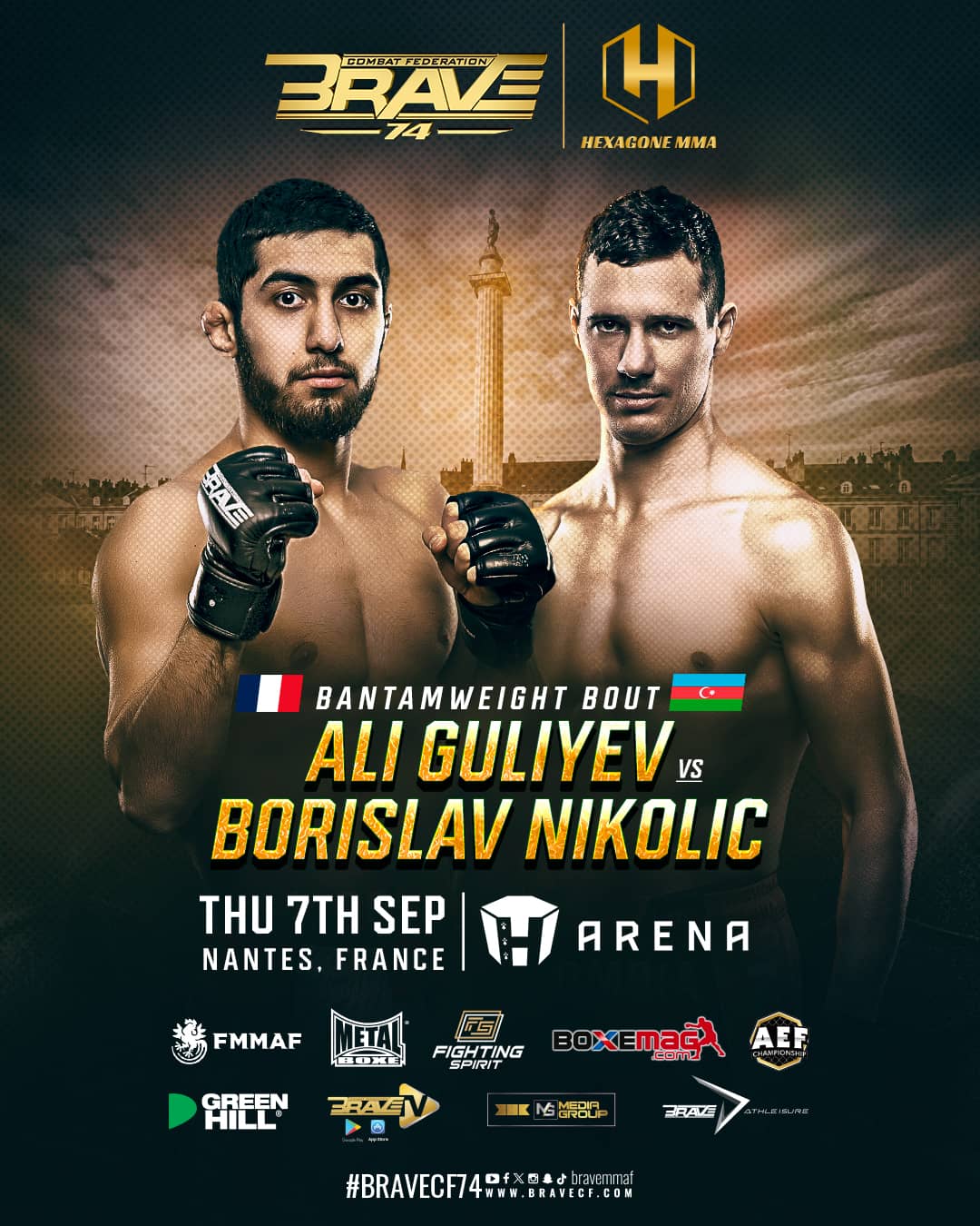 BRAVE CF 74’s Ali Guliev vs Boris Nikolic: A fight for the future of ...
