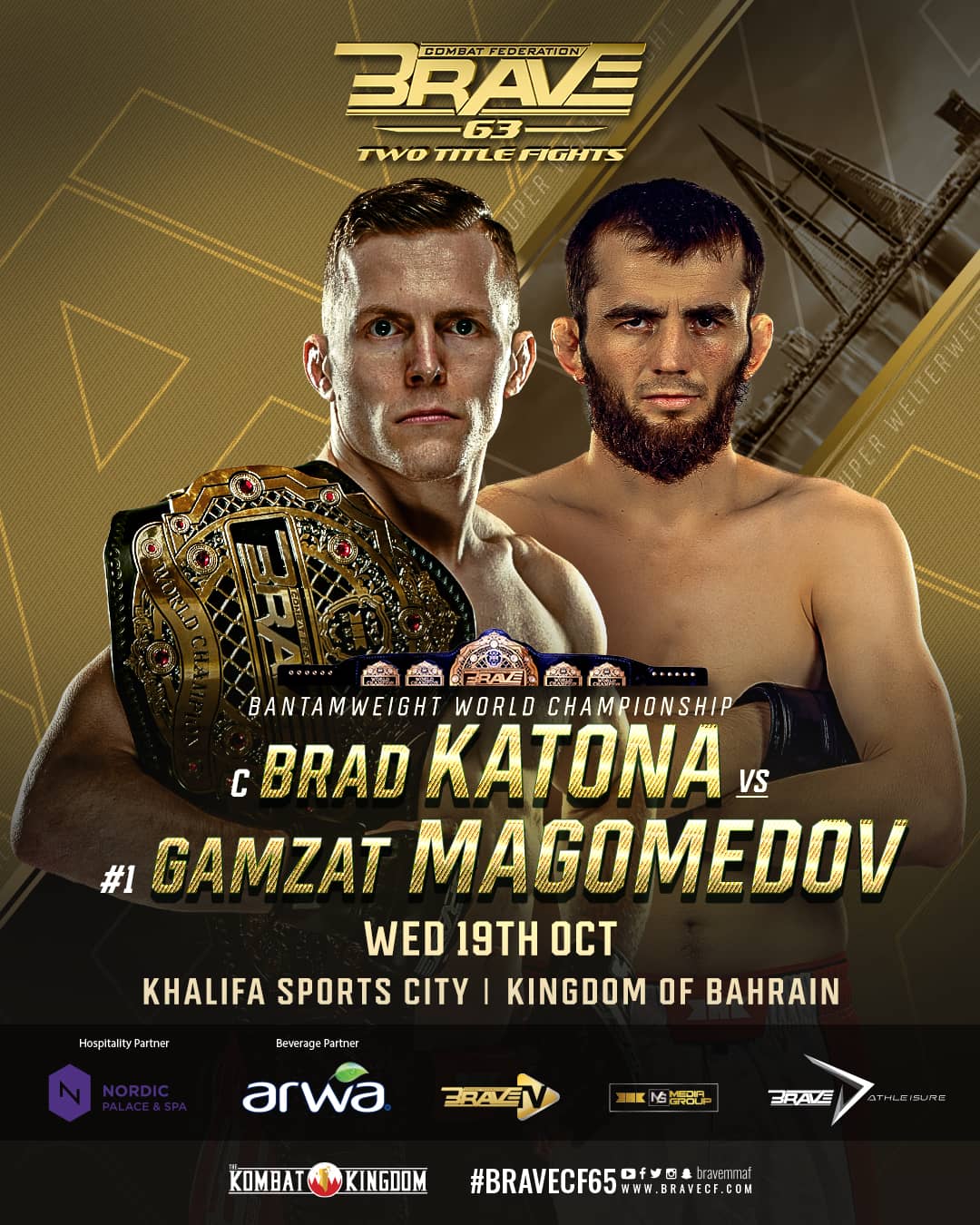 BRAVE CF 63: Katona takes on Magomedov in battle that puts opposite ...