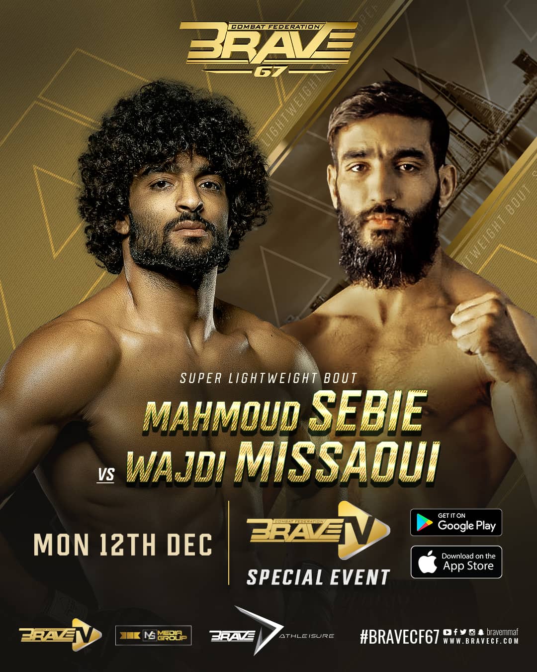 Mahmoud Sebie to become first Olympian to fight for BRAVE CF; debut set ...