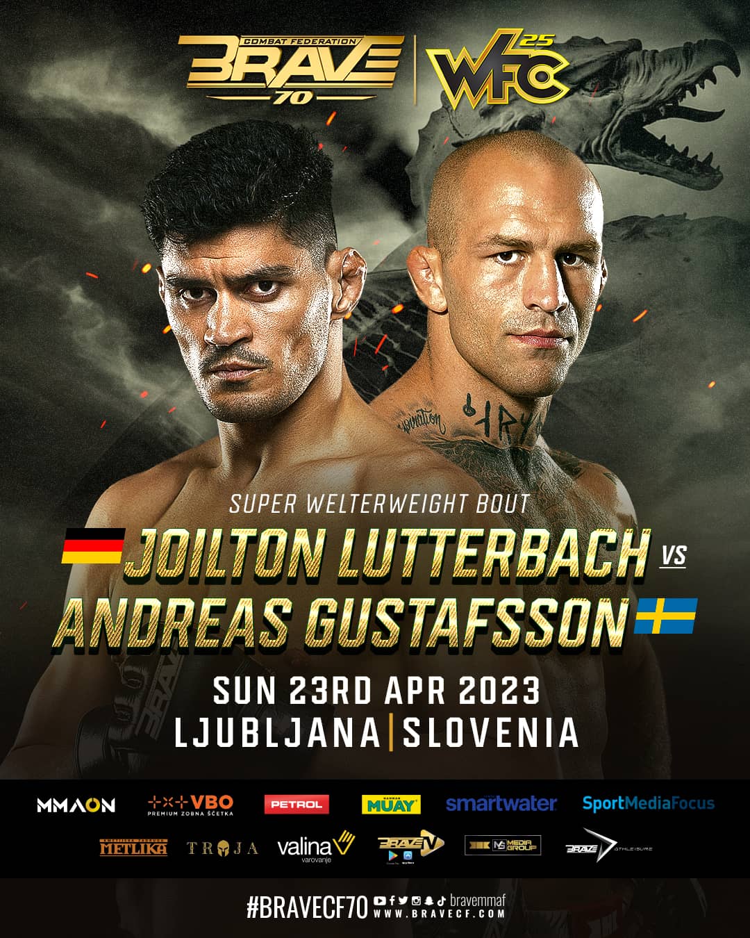 BRAVE CF 70 set for a new and explosive co-main event as Joilton ...