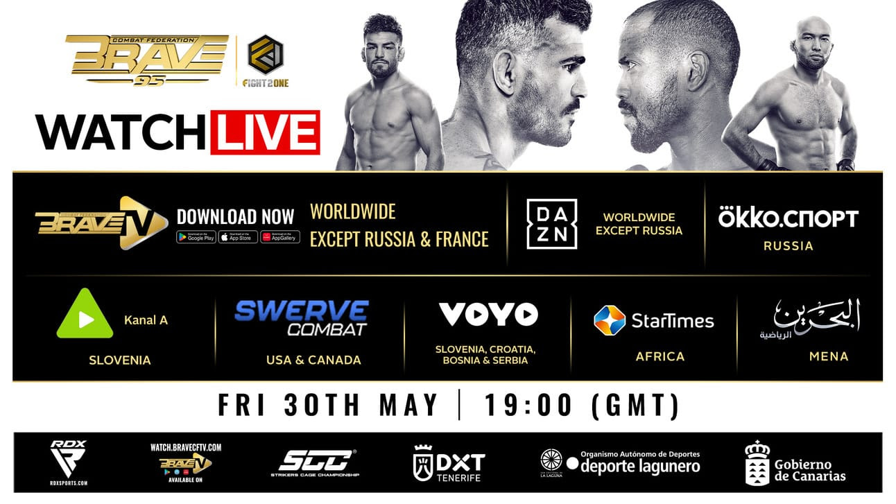 BRAVE CF 95: Start time, where to watch and more