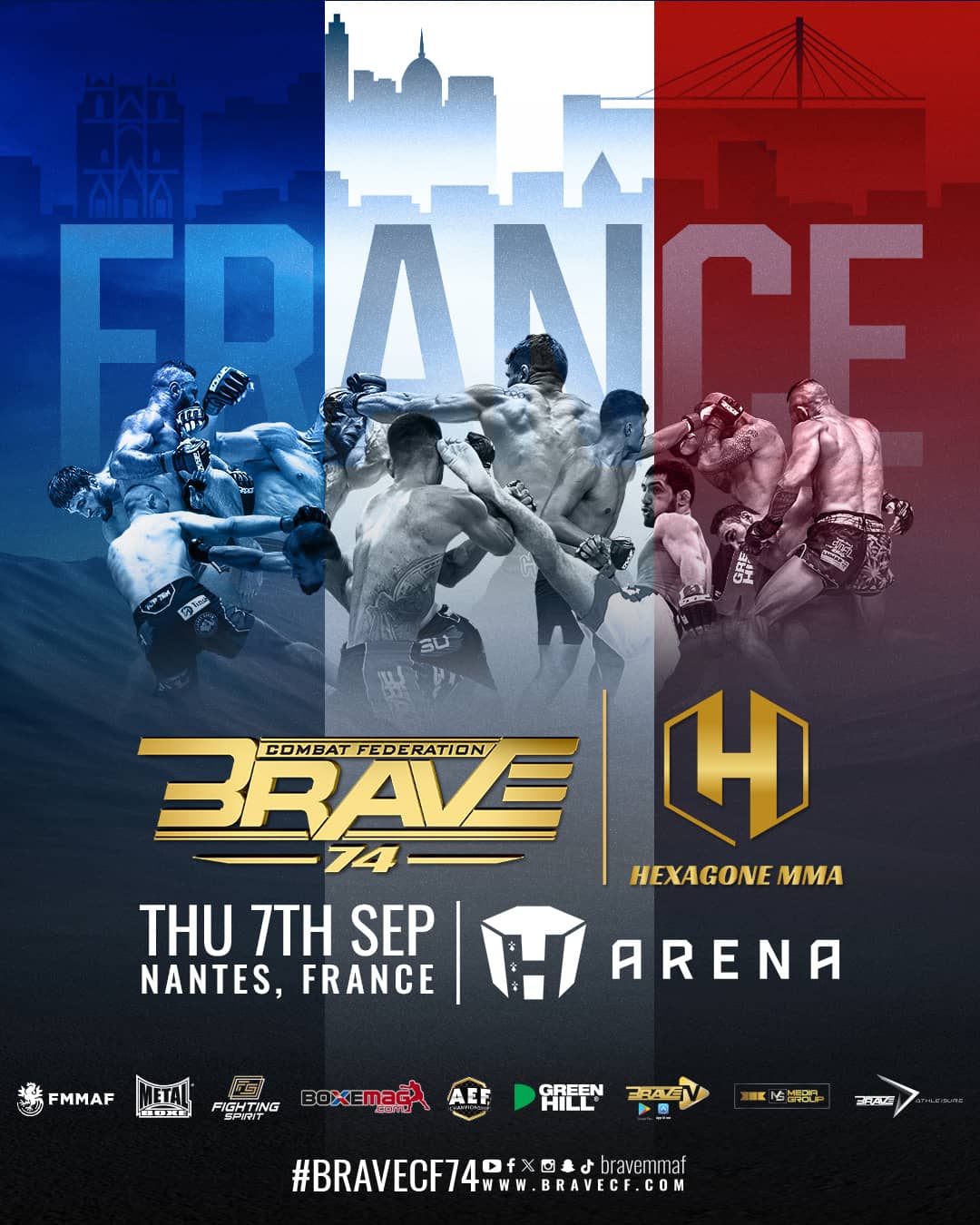 BRAVE Combat Federation is set to bring the world to France with first ...