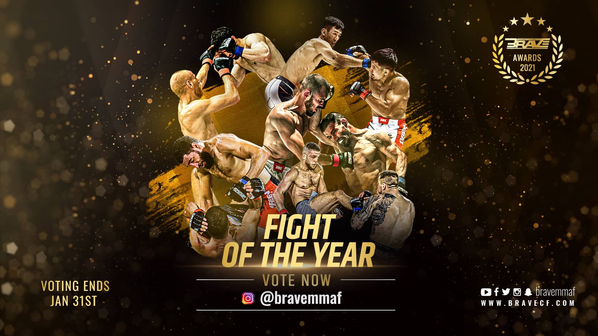 BRAVE CF Nominates Five Epic Bouts For 2021 Fight Of The Year | BRAVE ...