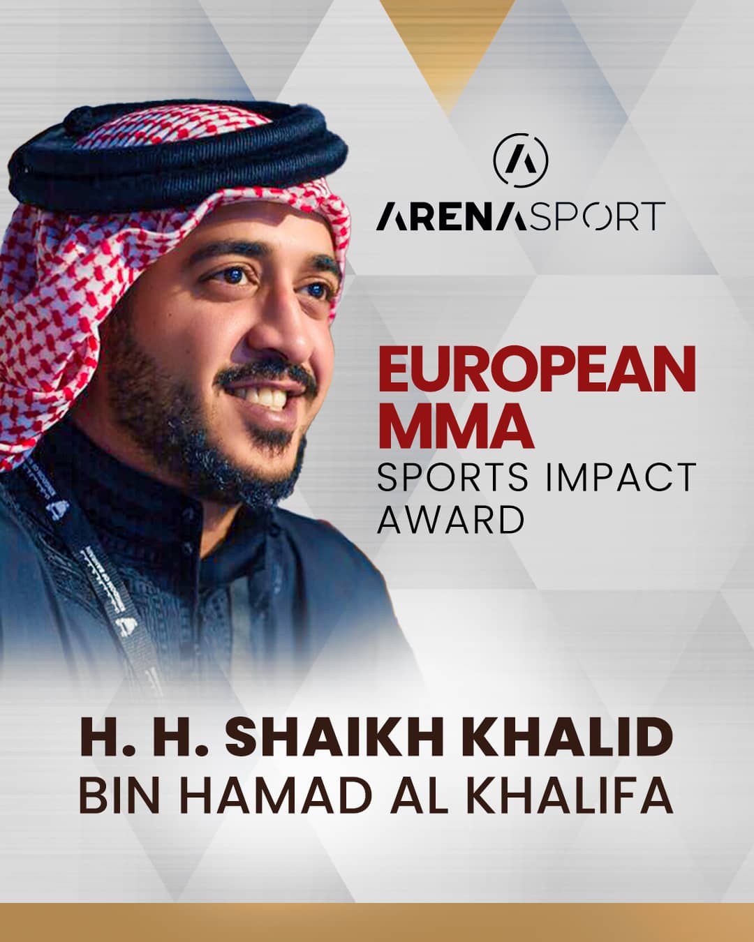 His Highness Shaikh Khaled bin Hamad Al Khalifa honored with European ...