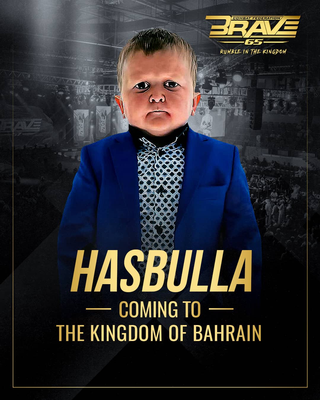 Worldwide internet sensation Hasbulla to attend Bahrains BRAVE CF event