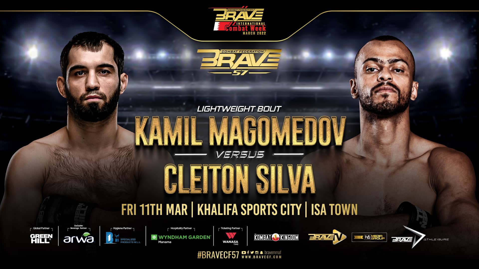 Kamil Magomedov to take on former champ Cleiton Predator at BRAVE CF 57 ...