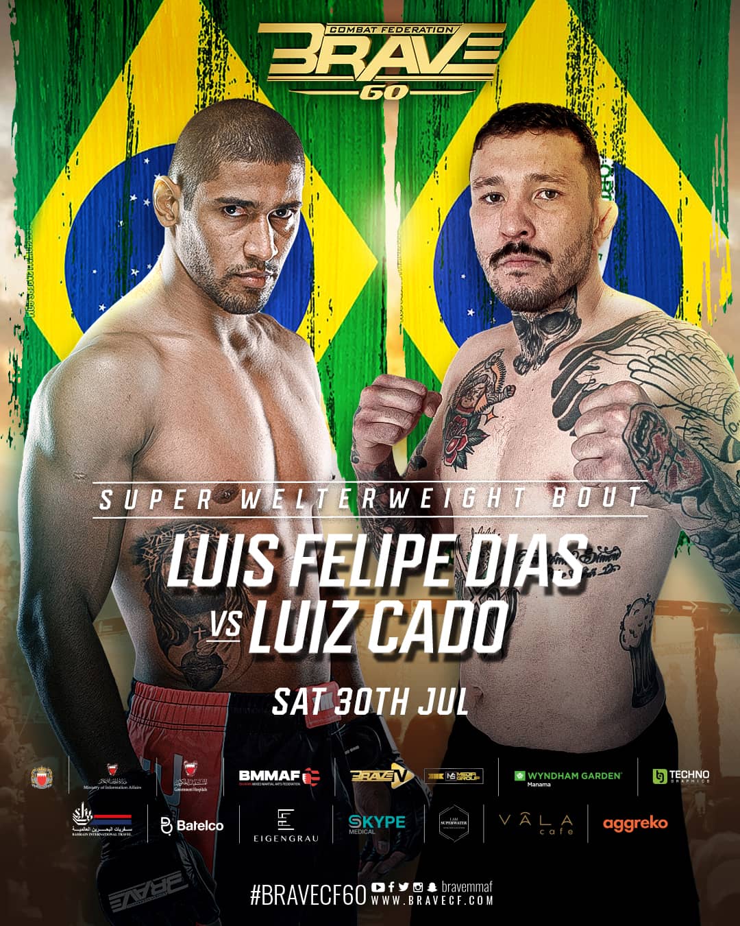 1+1 = 2? BRAVE CF Super Welterweights Cado and Dias to decide who's the ...
