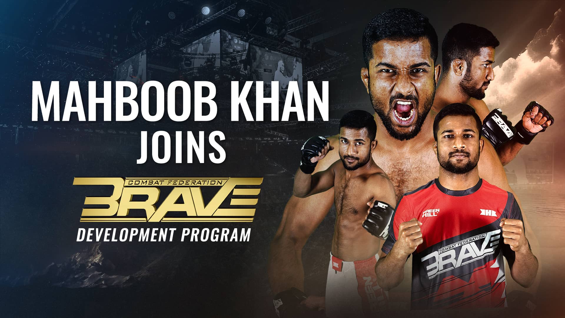 Mahboob Khan becomes the first Indian fighter to secure a BRAVE CF ...