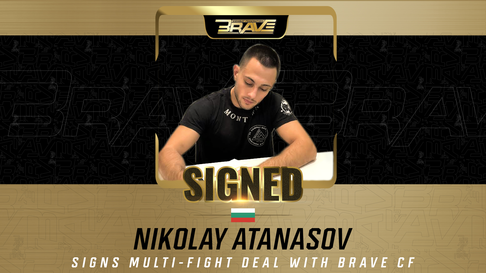 BRAVE Combat Federation signs undefeated Bulgarian star Nikolay Atanasov