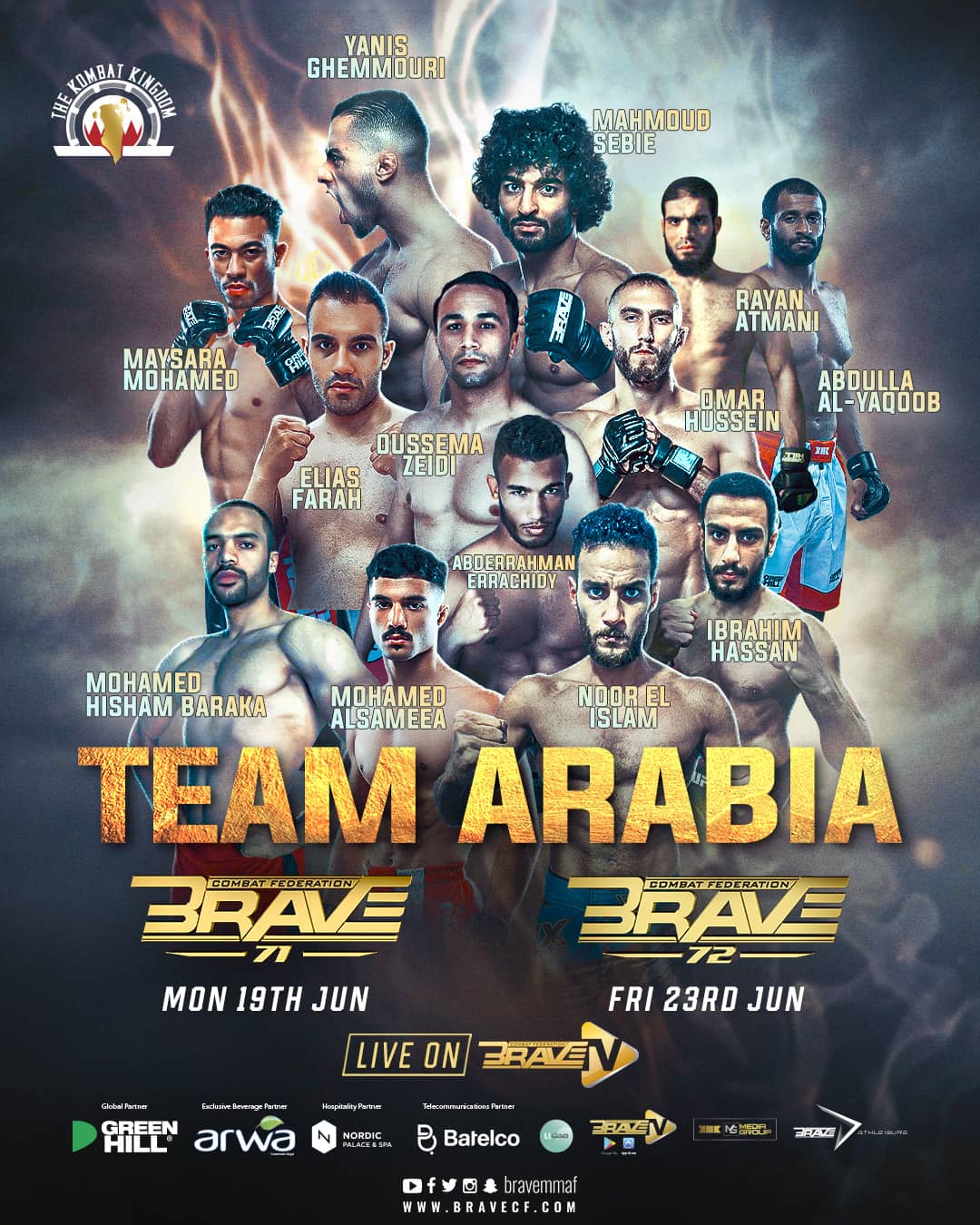 BRAVE CF to give global platform to world-class Arab talent at Kombat ...