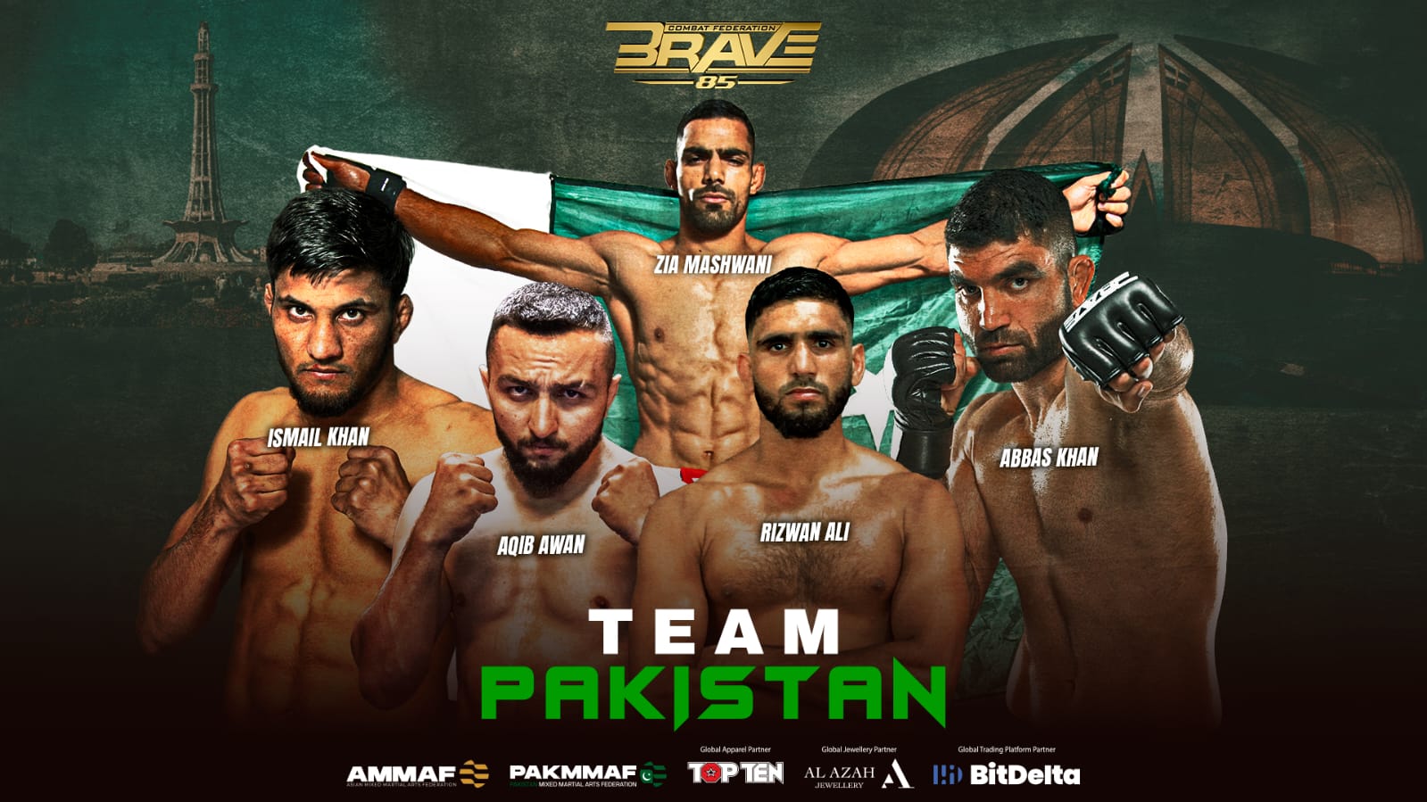 BRAVE CF 85: Team Pakistan ready to make history at home, gearing up ...