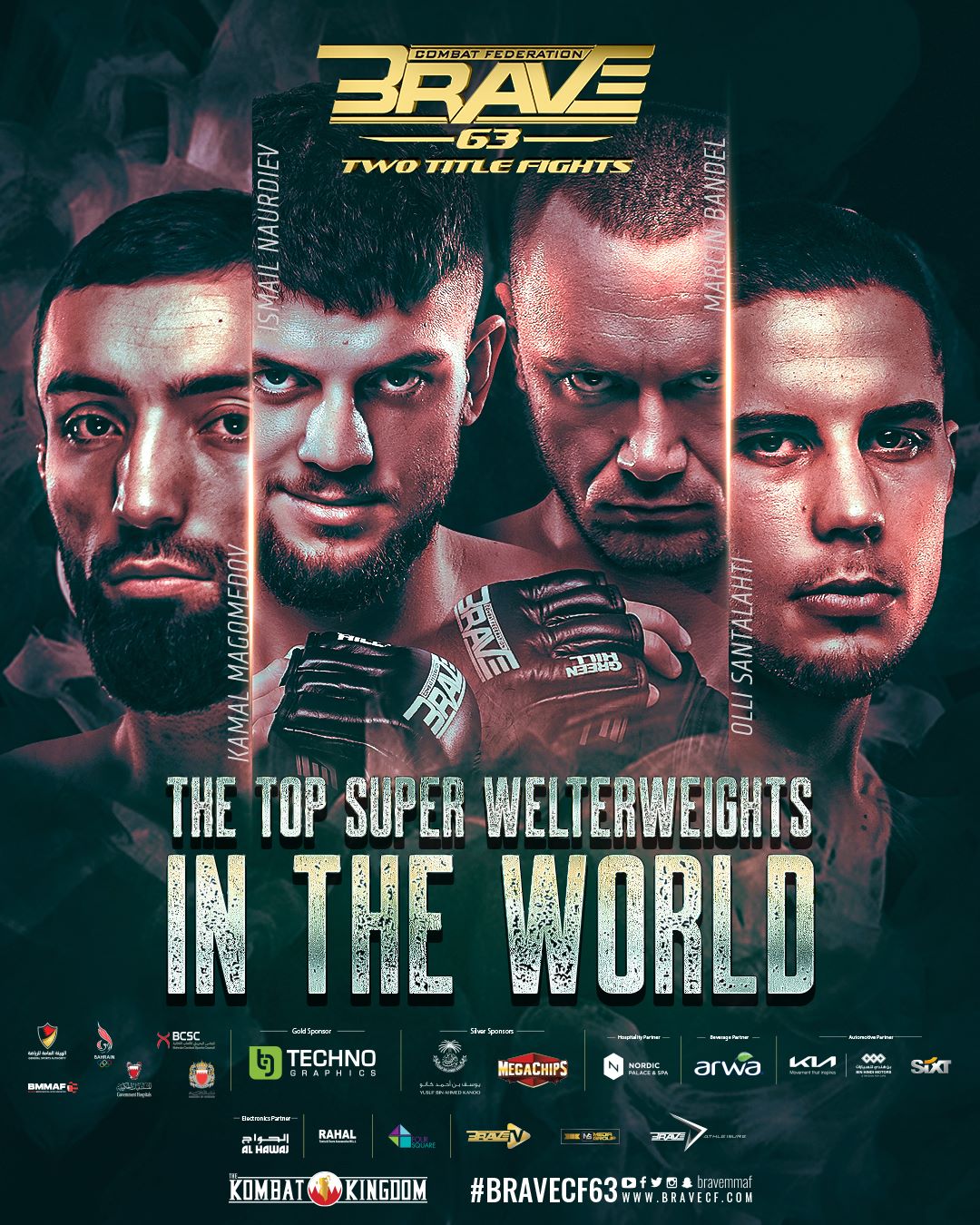 Is BRAVE CF 63 the home to a Super Welterweight unofficial 'grand-prix'?